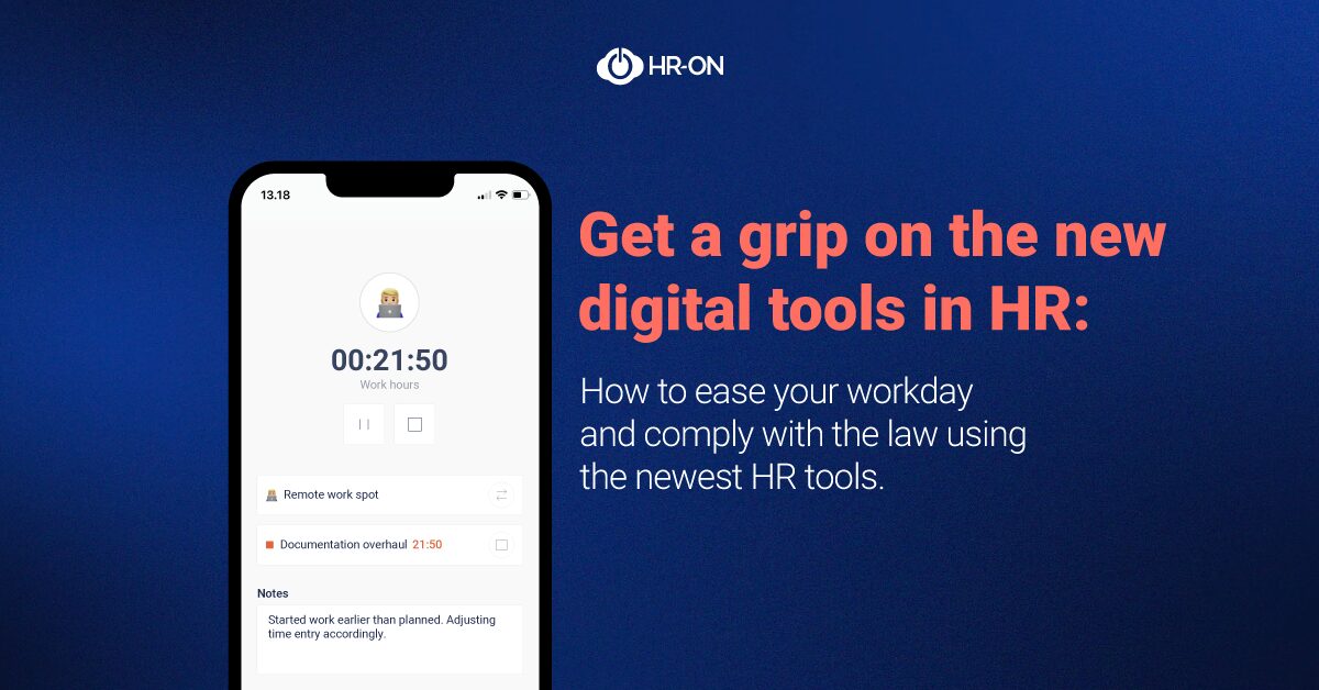 Time Tracking Software: Digital HR Tools • HR-ON
