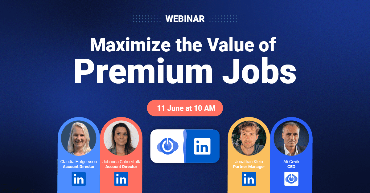 Webinar: Maximize the Value of Premium Jobs With LinkedIn • HR-ON